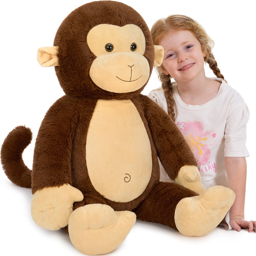 MaoGoLan Giant 31.5" Big Monkey Stuffed Animals Large Stuffed Monkey ...