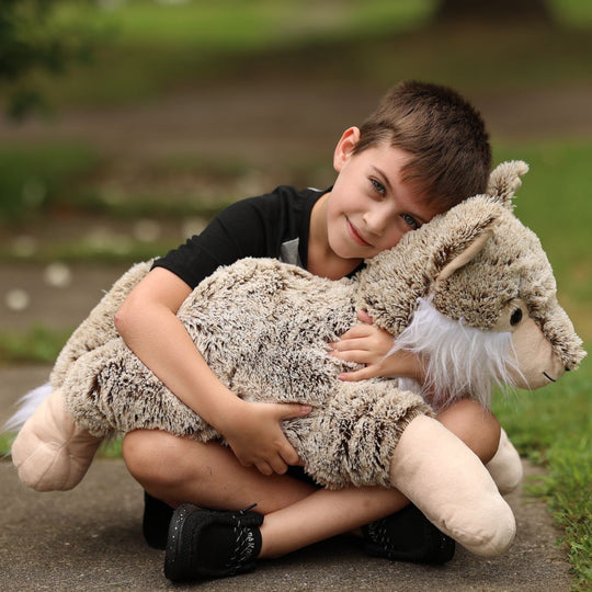 Lifelike Wolf Stuffed Animals Jungle Plush Toys, 30 Inches